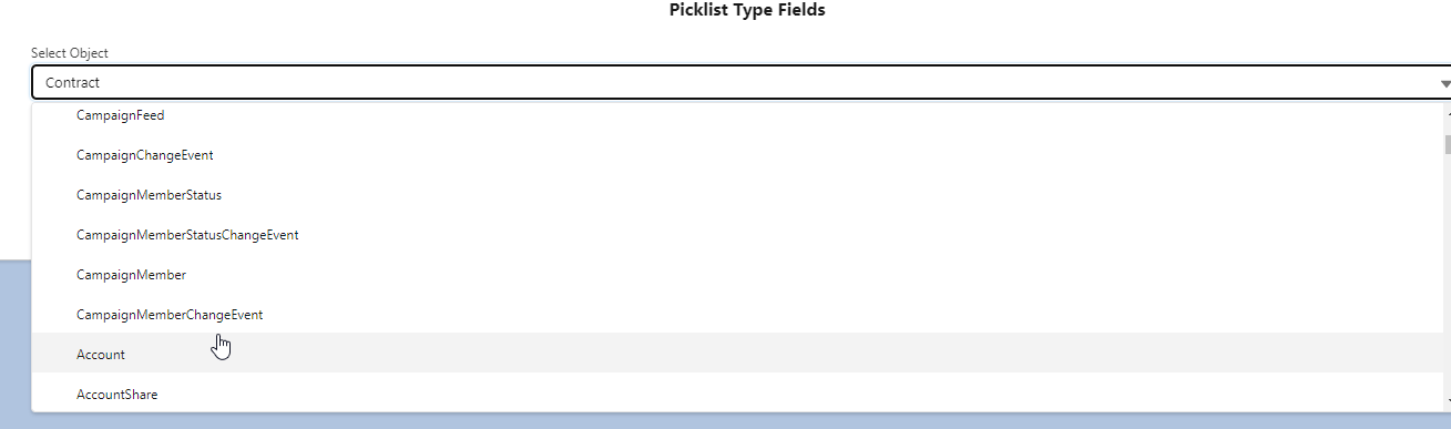 How To Get All Picklist Types Fields With Available Options For Each Field In Lwc Using Apex